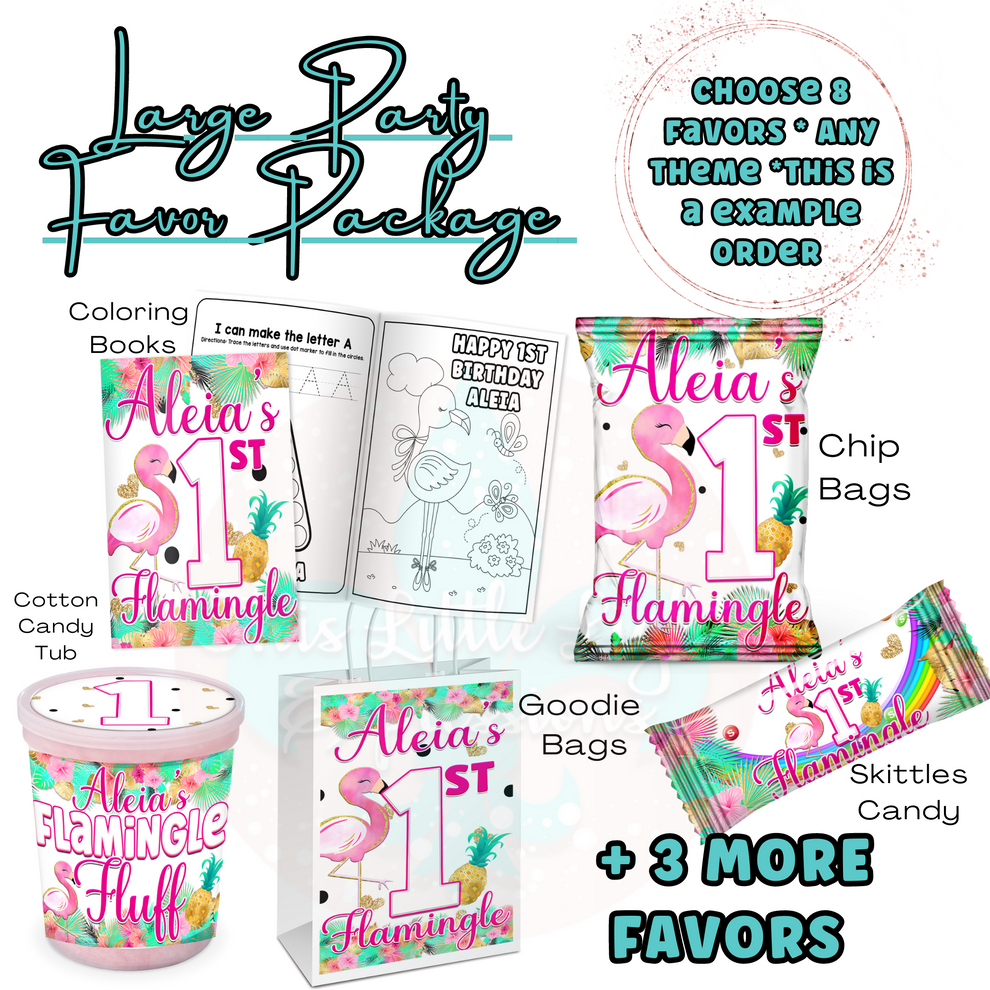 Large Party Favor Package | Build Your 8 Favor Package | Any Theme ...